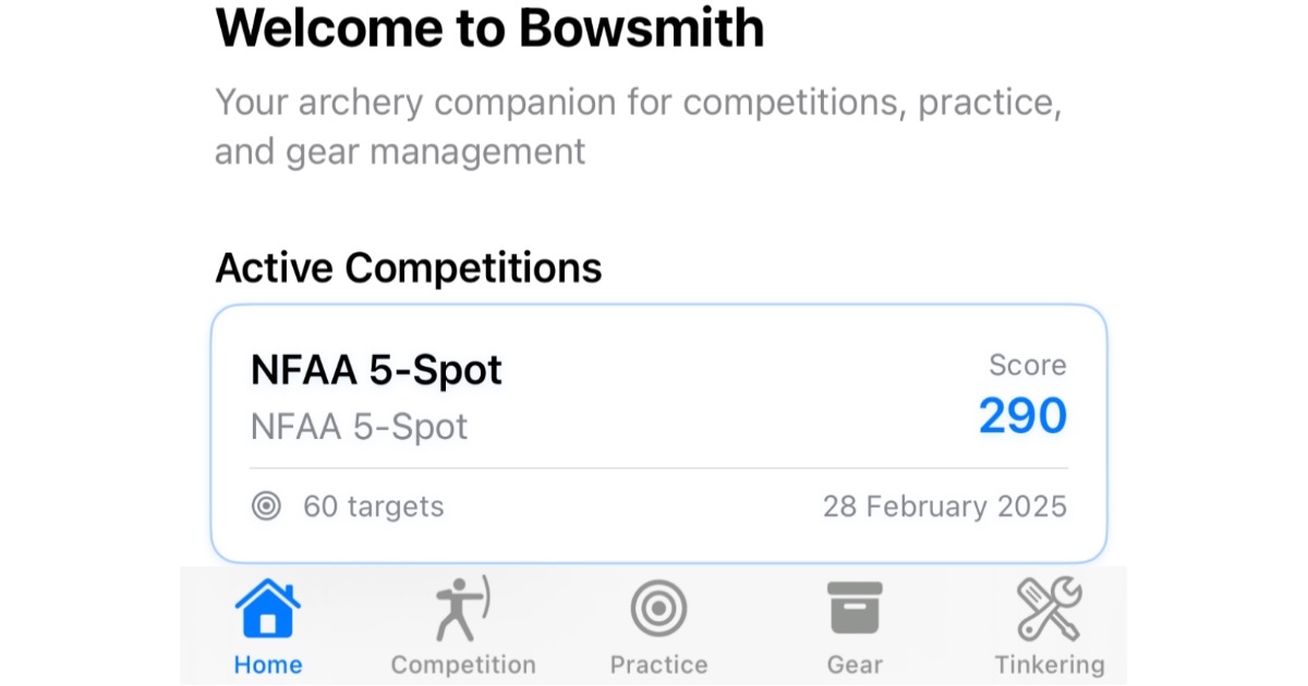 BowSmith - Track, Tune & Master Your Archery